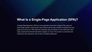 A Complete Guidance to SPA vs MPA: Which is better? | PPT