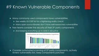 Getting Inside Common Web Security Threats | PPT