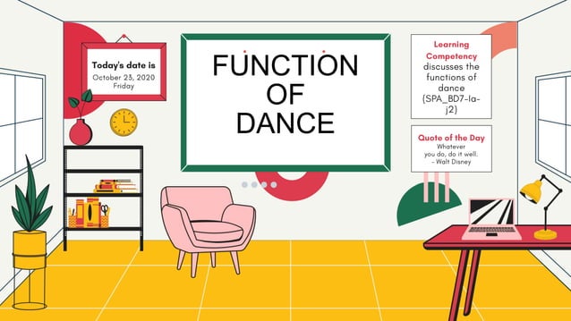 FUNCTIONS OF DANCE | PPTX