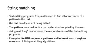 Advance algorithms in master of technology | PPTX