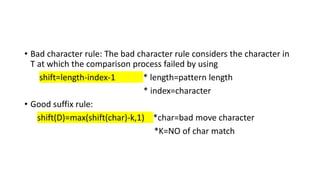 Advance algorithms in master of technology | PPTX