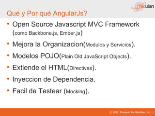 Angularjs y Simple Page Applications | PPT