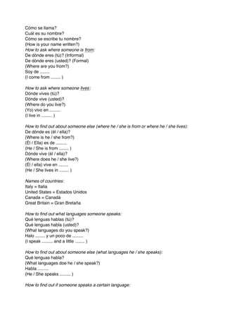 Spaans grammatica van Tessa | PDF