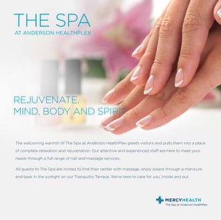 Spa brochure 4 pg+insert fa | PDF