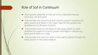 Soil Plant Atmosphere Continuum (SPAC) | PPTX