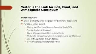 Soil Plant Atmosphere Continuum (SPAC) | PPTX