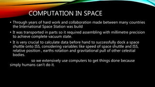 computer science in Space | PPTX