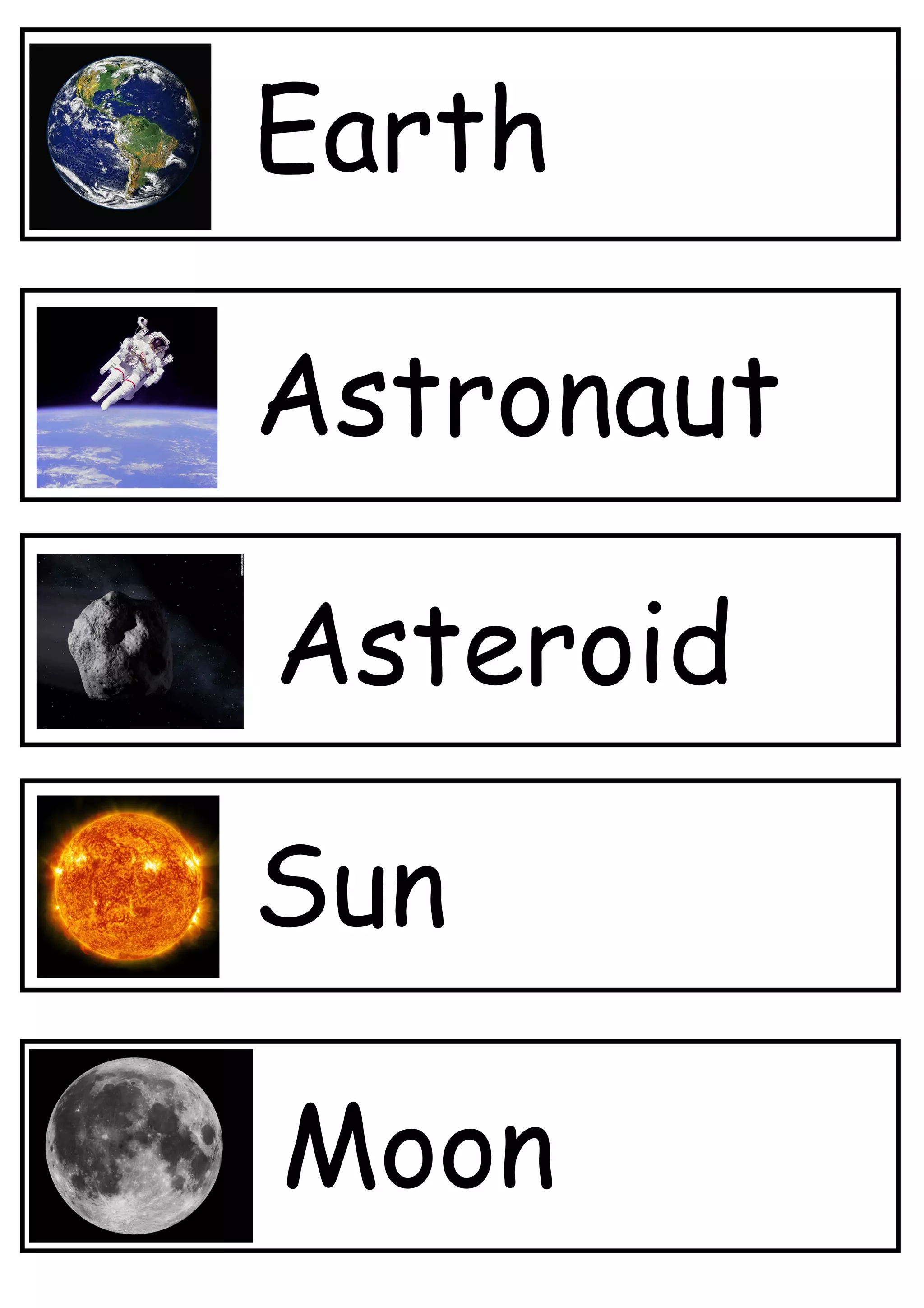 Space Flashcards | PDF | Space and Astronomy | Science