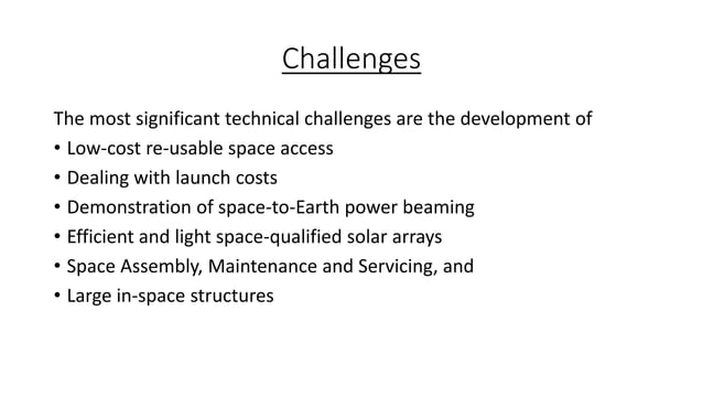 Space Based Solar Power (SBSP) | PPTX