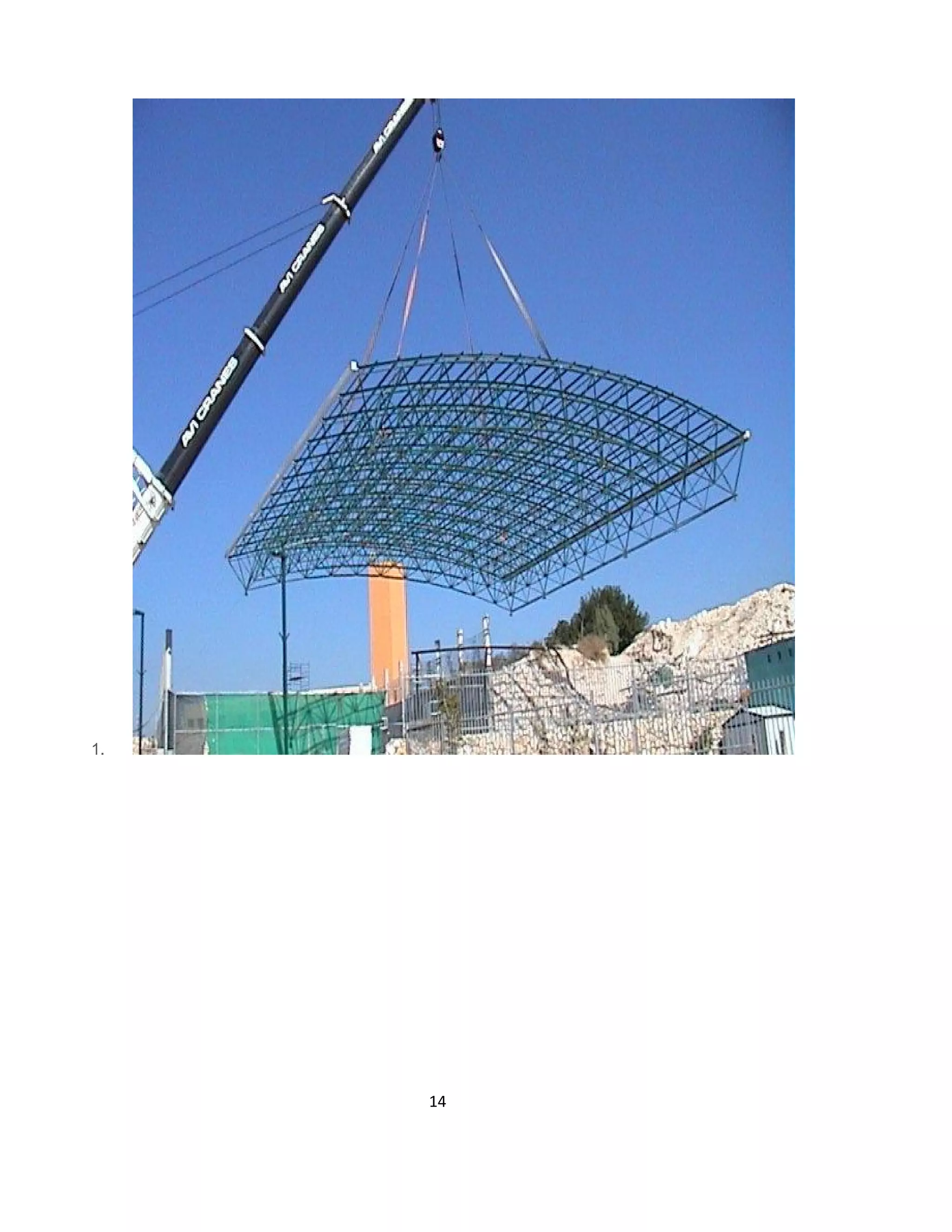 السقوف الشبكية الفراغية Space & diagrid frames- Design | PDF