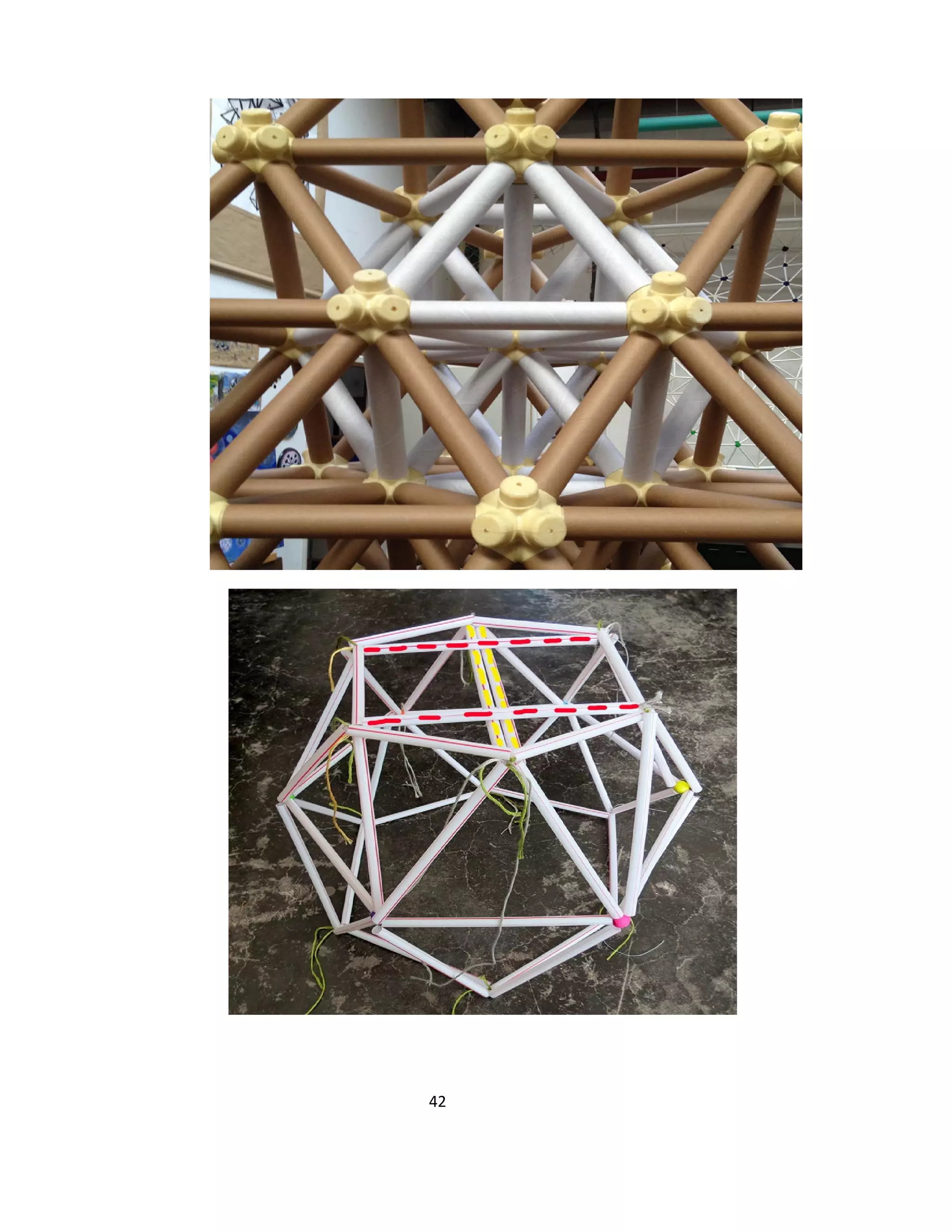 السقوف الشبكية الفراغية Space & diagrid frames- Design | PDF