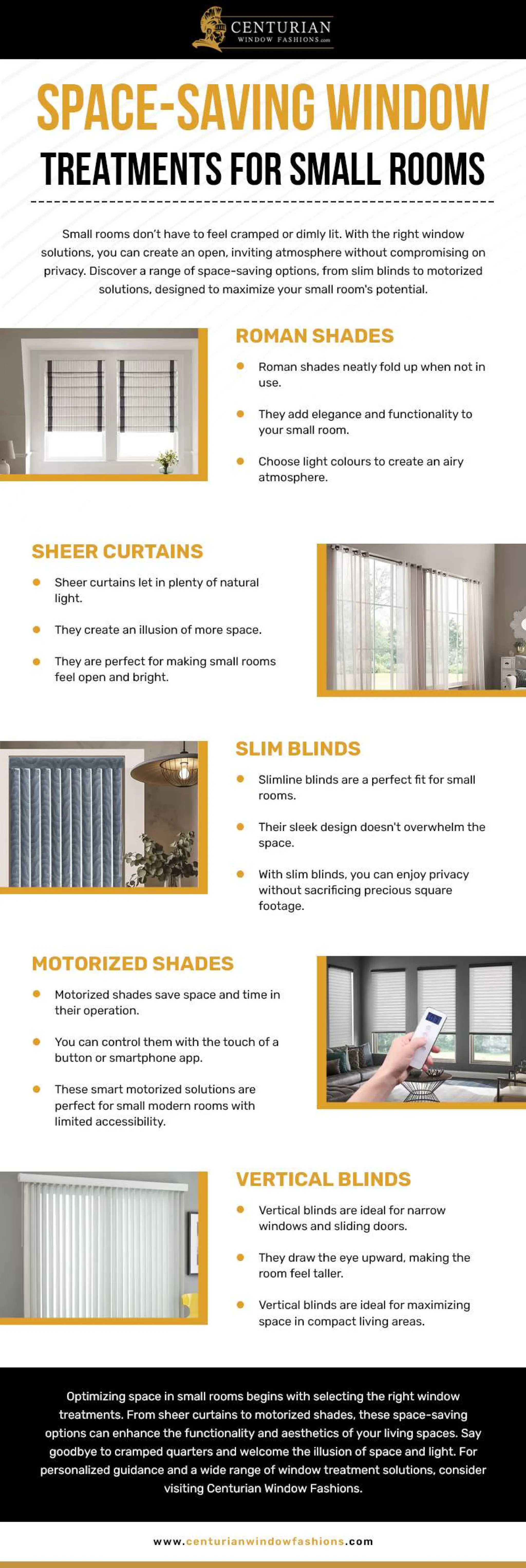 Space-Saving Window Treatments for Small Rooms | PDF