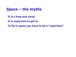 Space Tourism Presentation Brackley Seniors | PPT