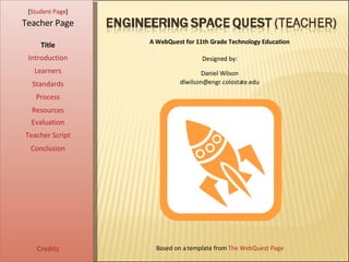 Space WebQuest | PPT