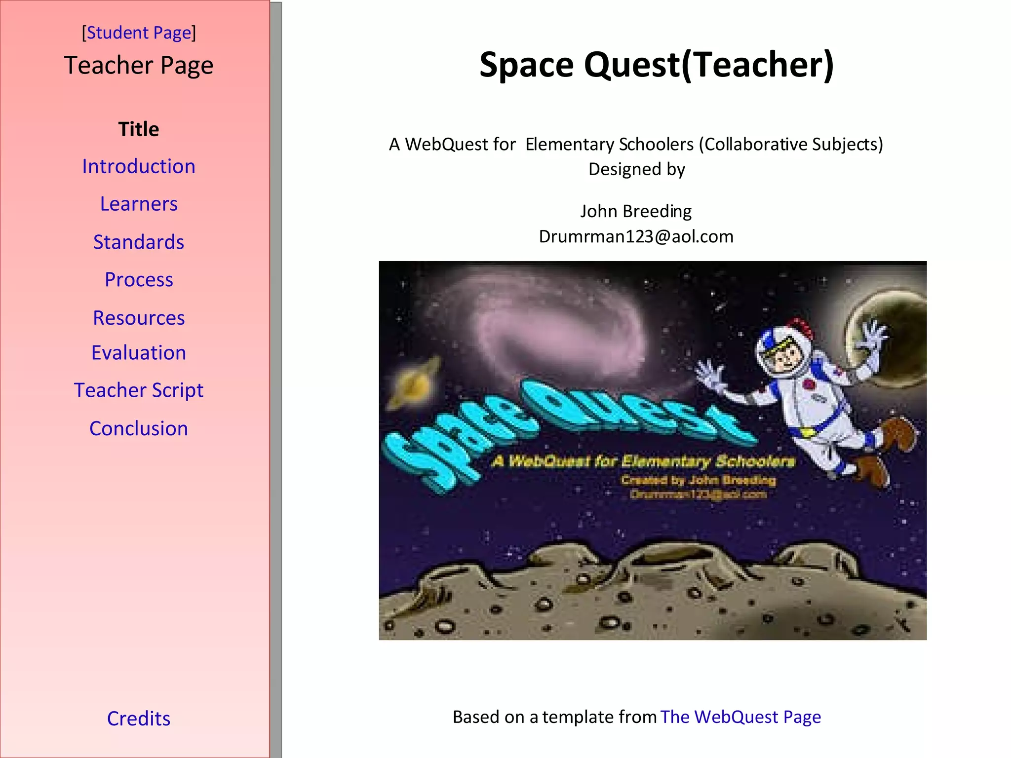 Space Webquest | PPT