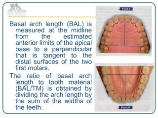 Orthodontic space analysis | PPT
