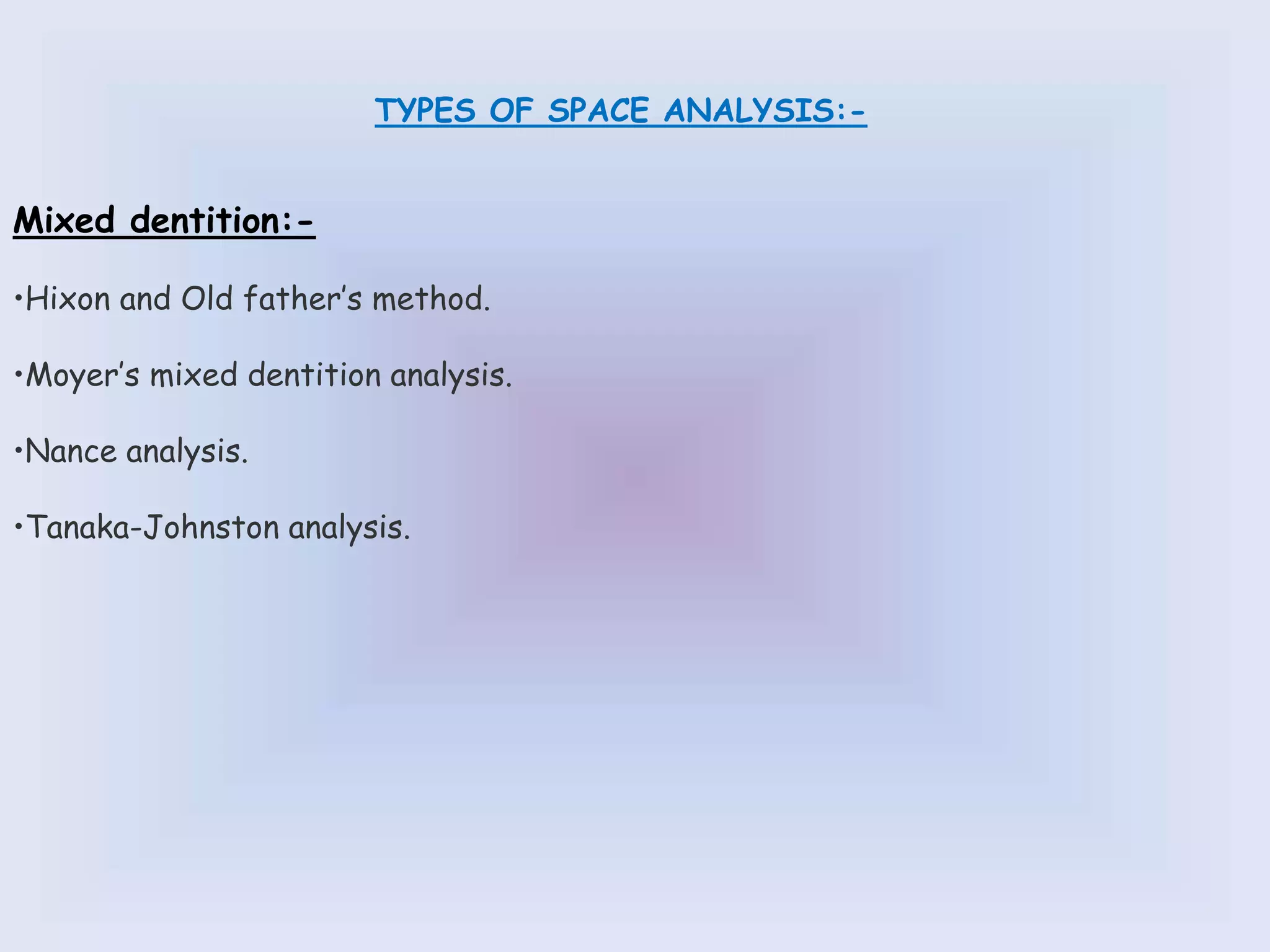 Space Analysis | PPTX