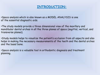 Space Analysis | PPTX