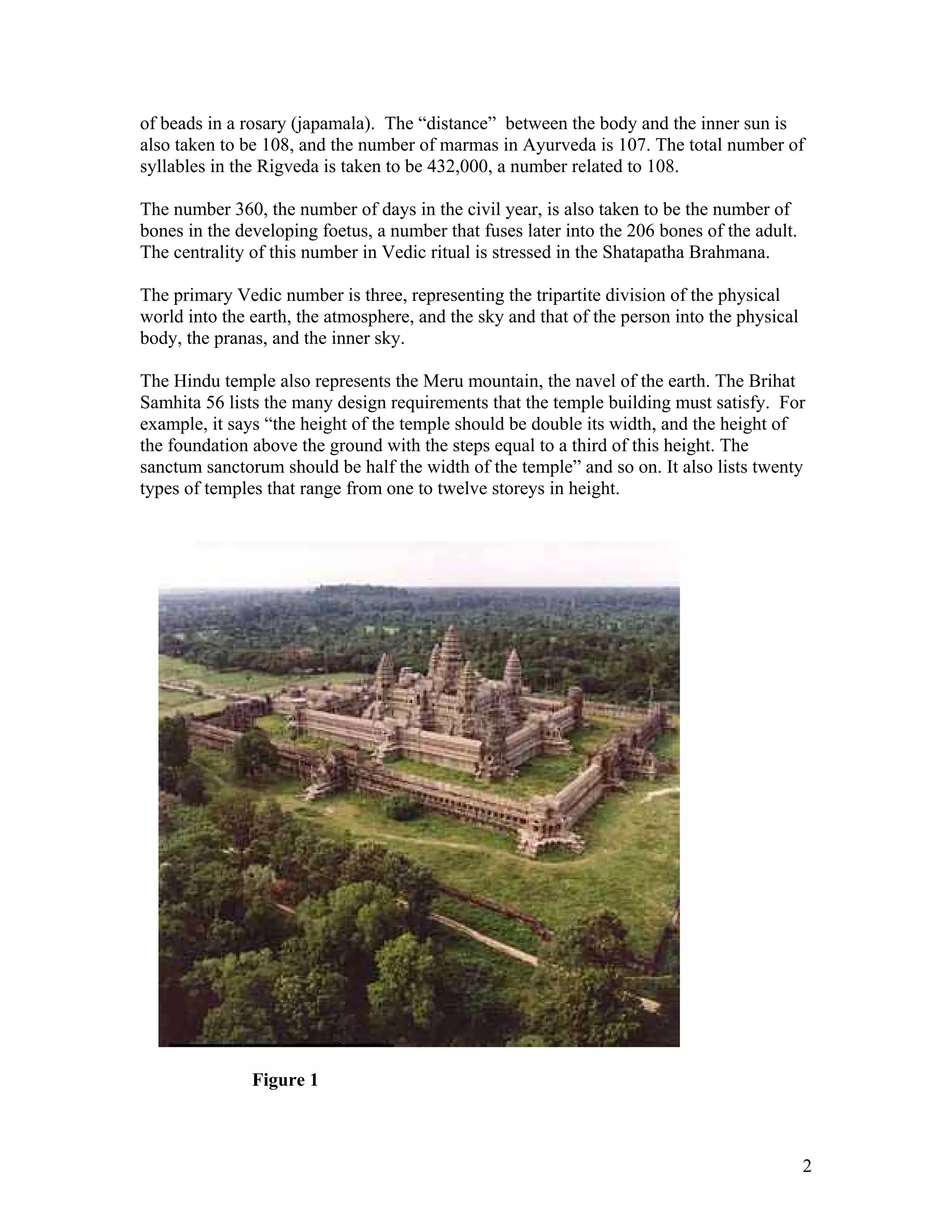 Space and cosmology in the hindu temple | PDF