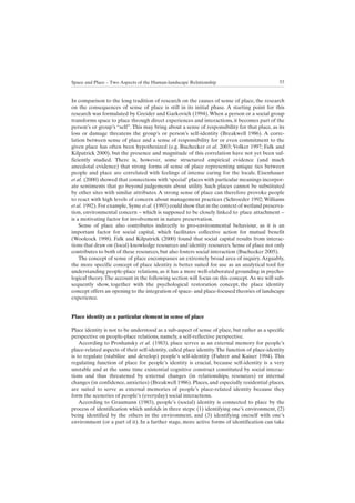 Space and place – two aspects of the human landscape relationship-2007 ...