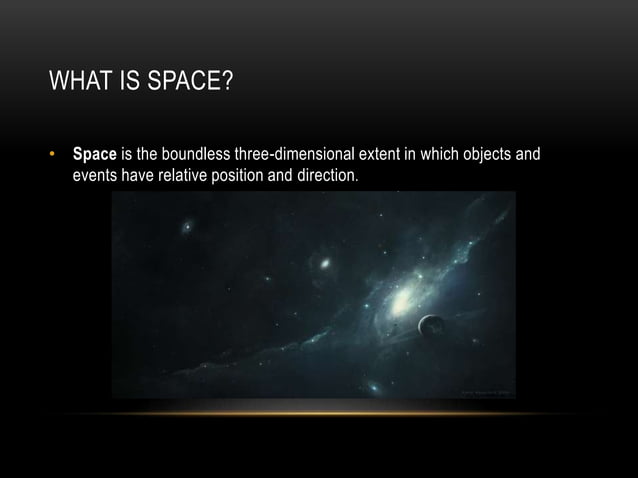 Space and time | PPTX | Physics | Science
