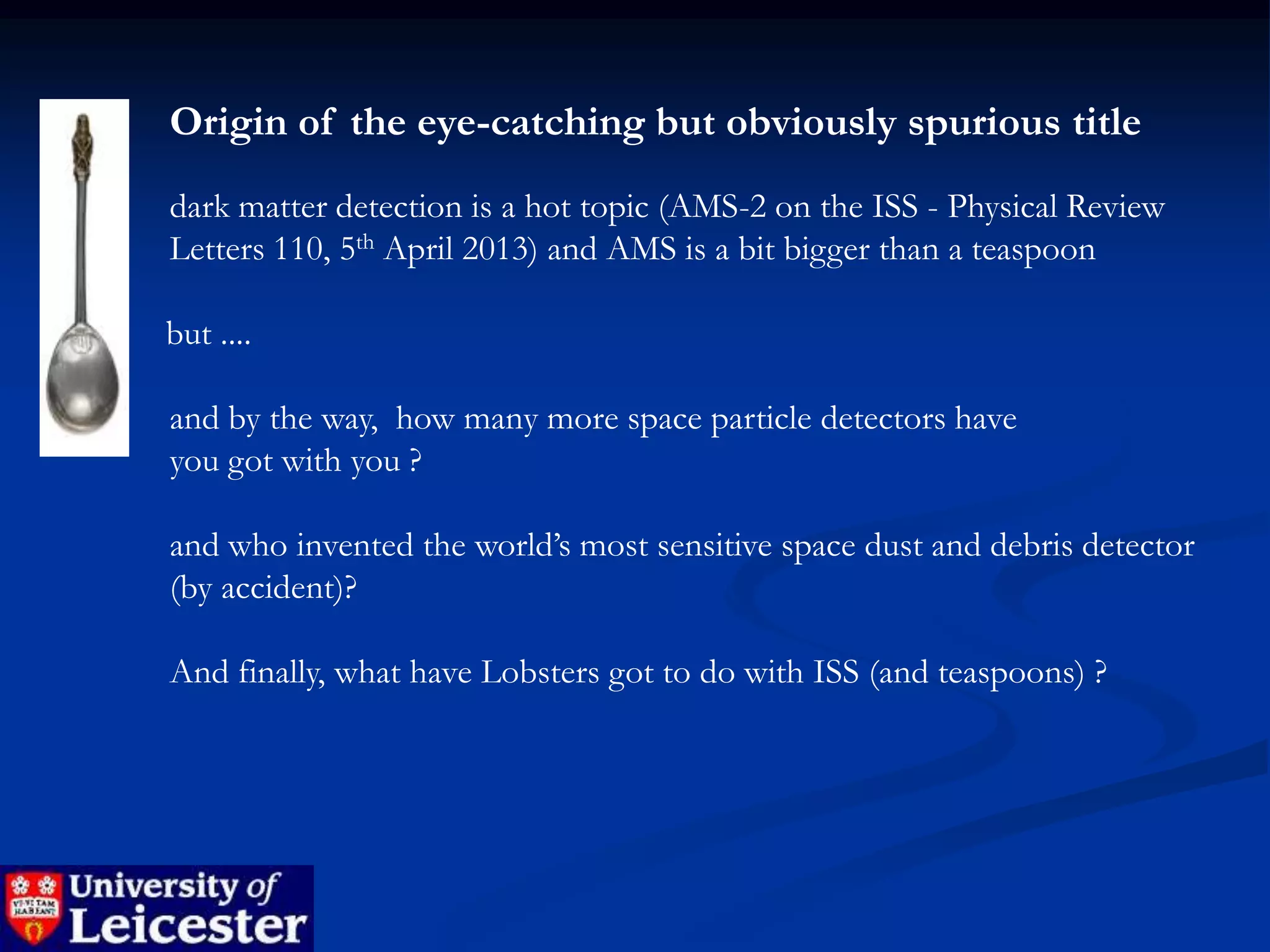 Dark matter and teaspoons | PPTX | Space and Astronomy | Science