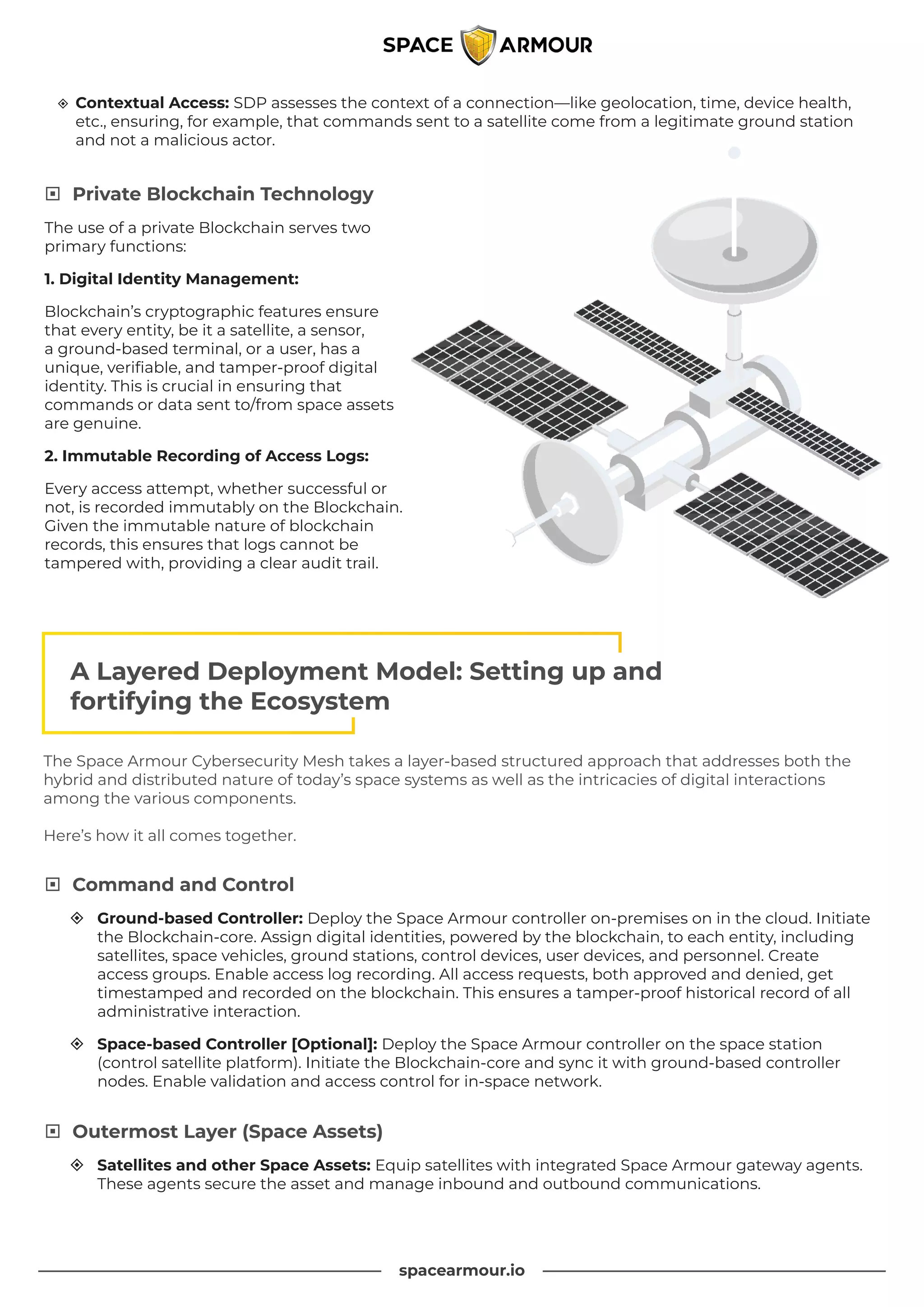 Space Armour - Zero Trust Cybersecurity Mesh for Space Systems and ...
