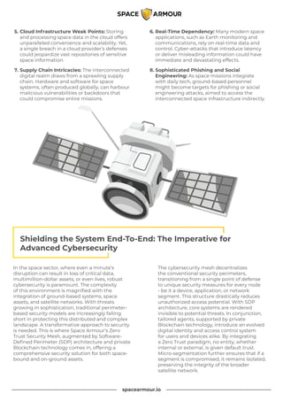 Space Armour - Zero Trust Cybersecurity Mesh for Space Systems and ...