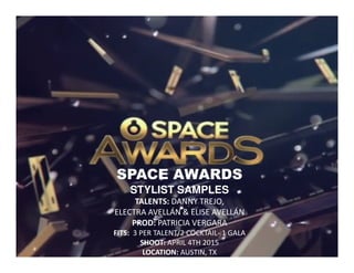 SPACE AWARDS- Stylist Samples (by Patricia Vergara) | PDF
