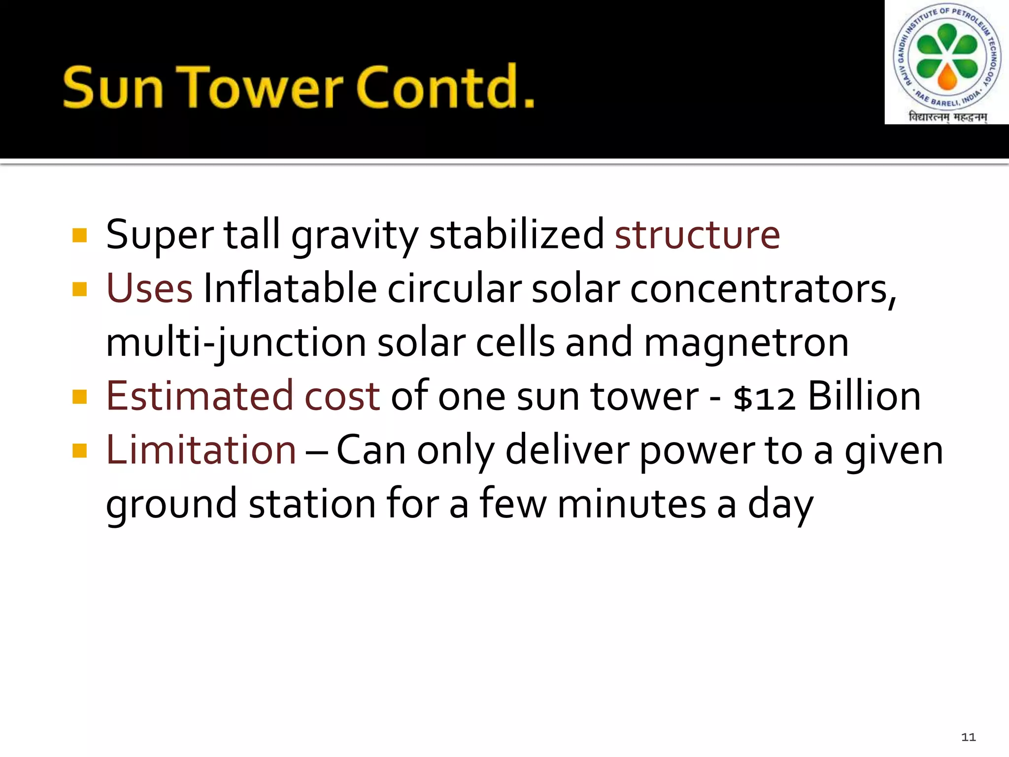 Space based solar power | PPTX