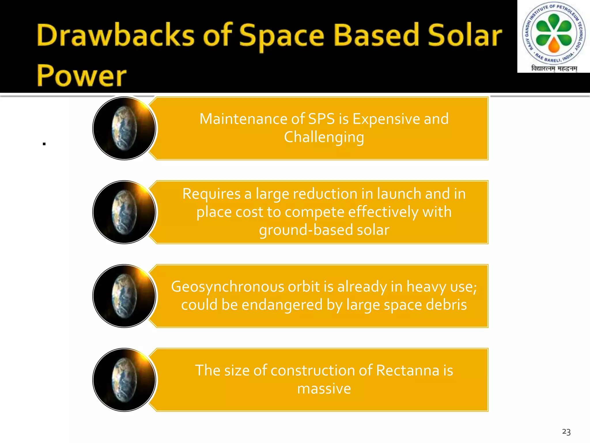 Space based solar power | PPTX