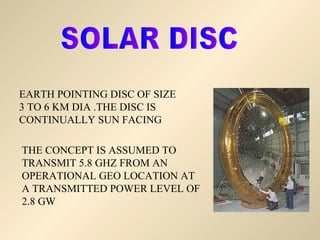 Space based solar satellite | PPT