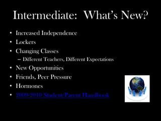 Space Center Intermediate Orientation 2009 2010 | PPT