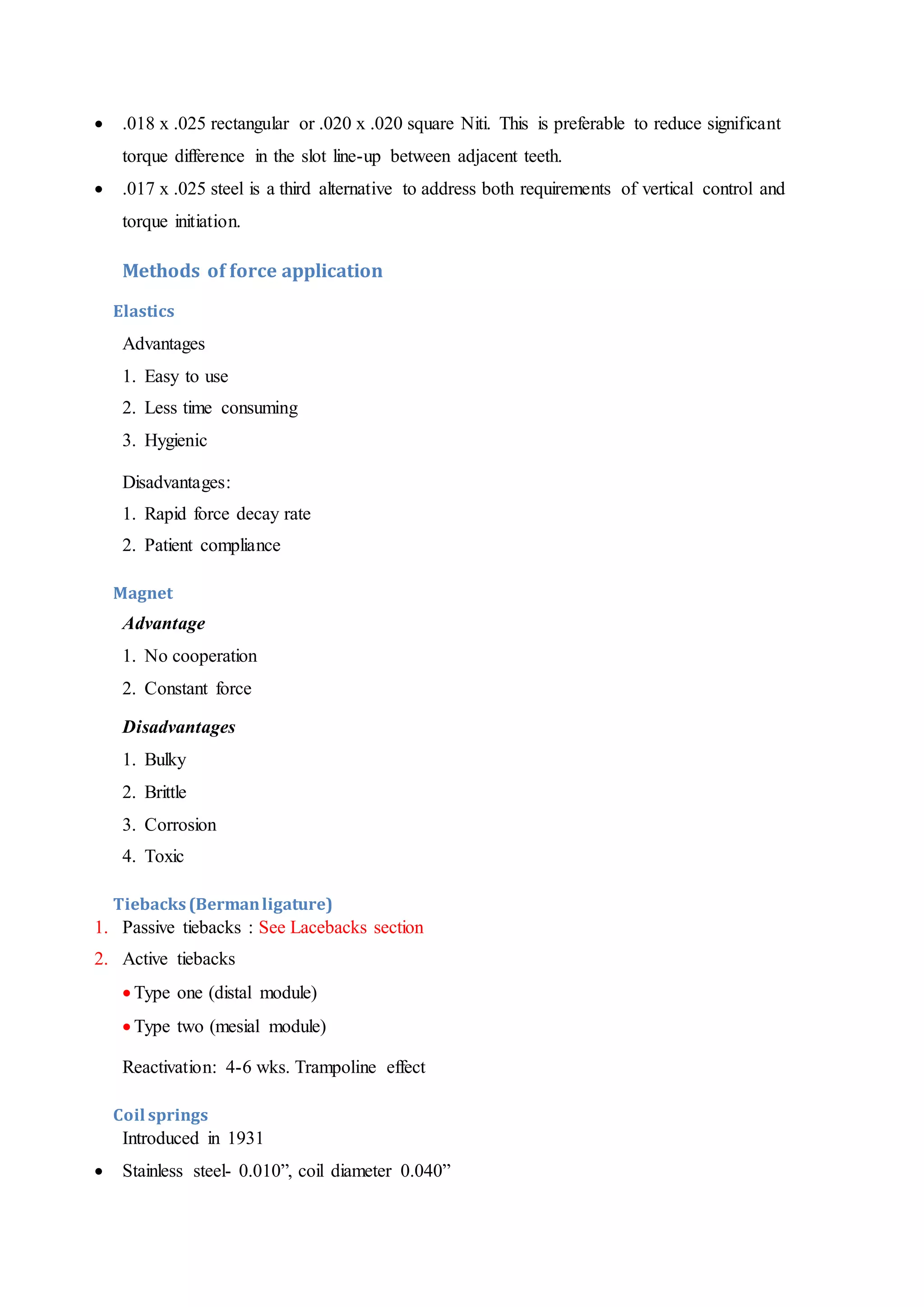Space closure for orthodontists by Almuzian | DOCX