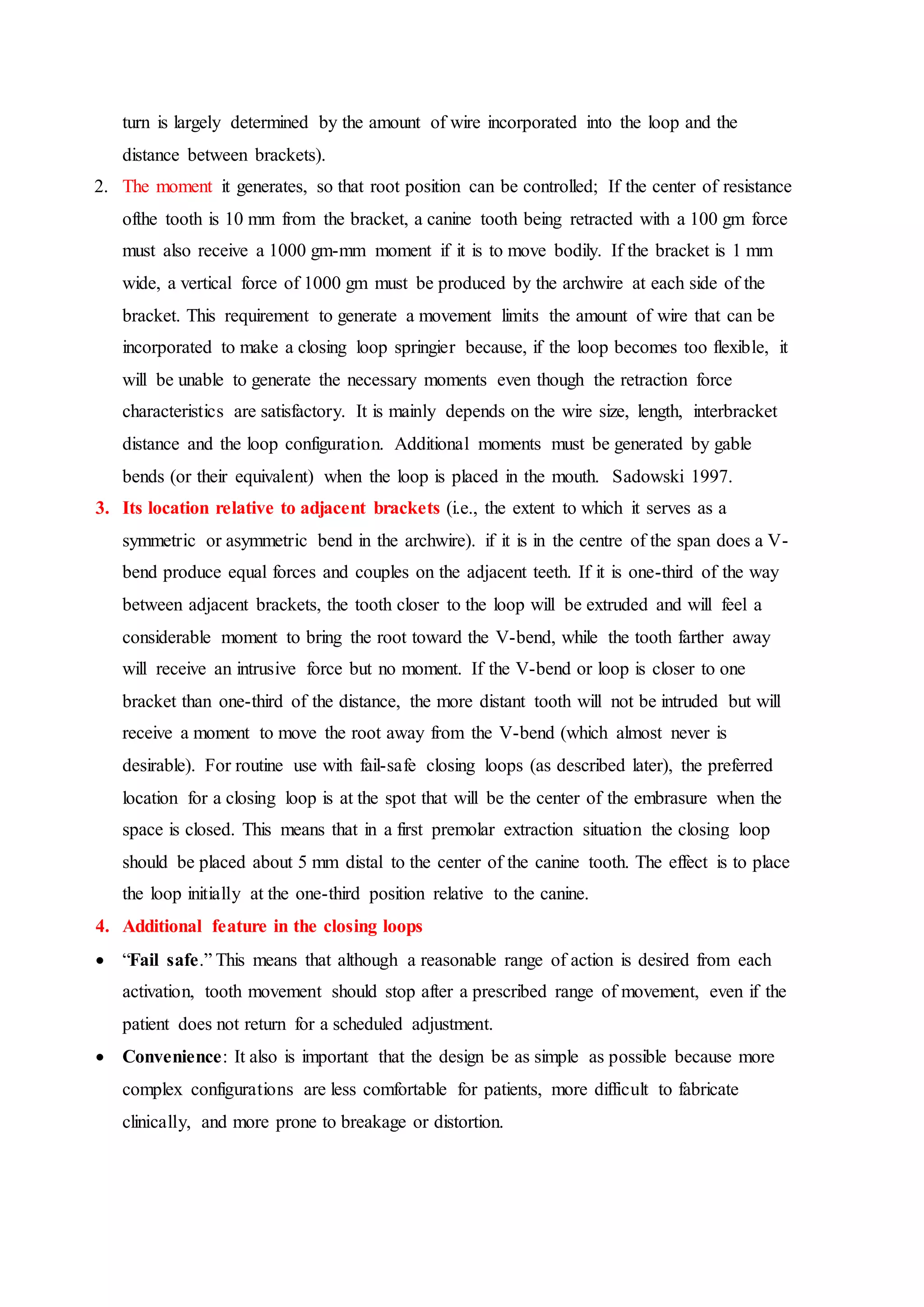 Space closure for orthodontists by Almuzian | DOCX