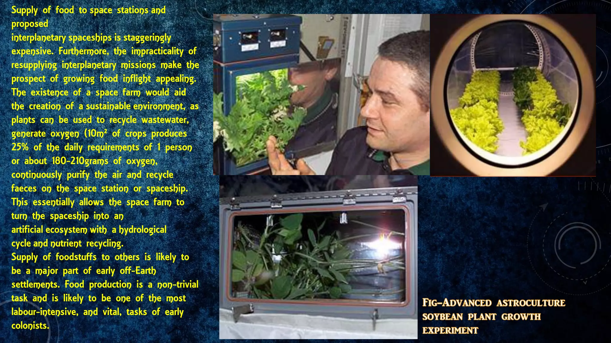 Space colonization and agriculture by rishav ray | PDF