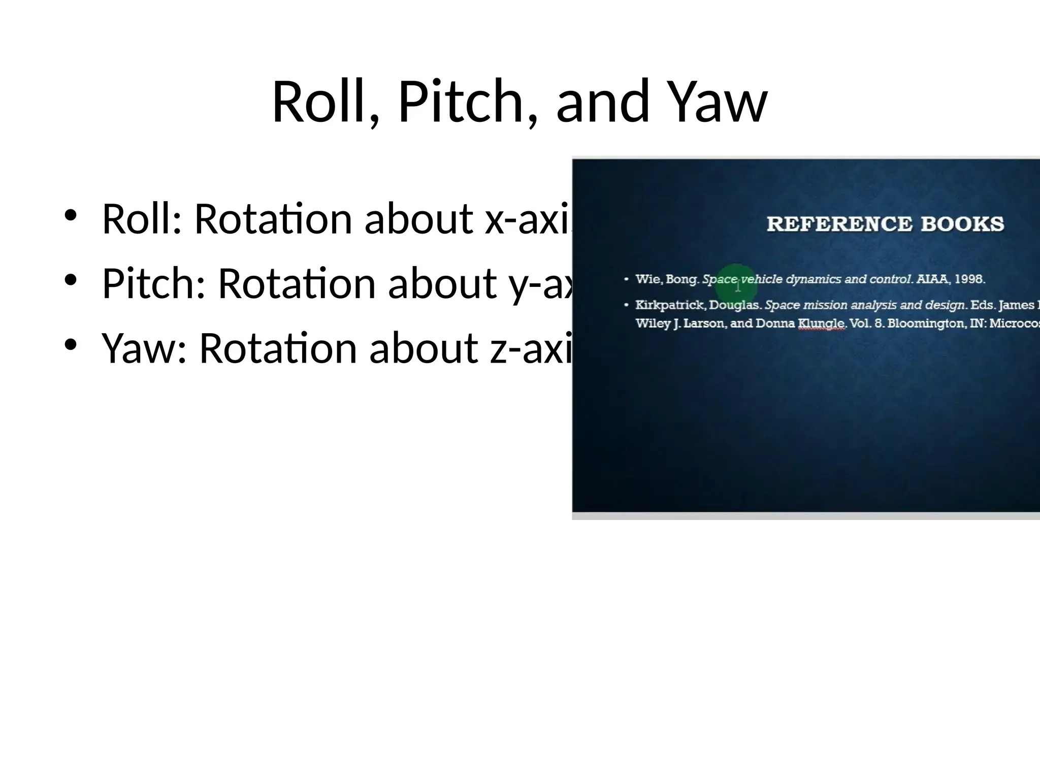 Spacecraft Attitude Control Presentation Pptx