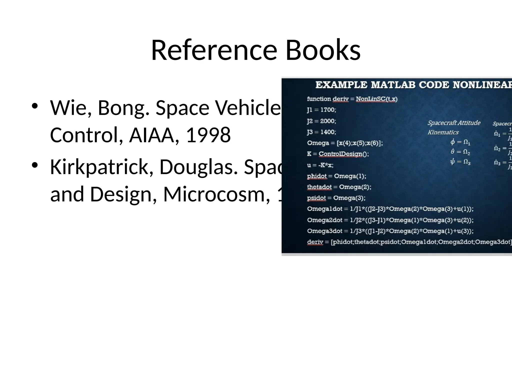 Spacecraft Attitude Control Presentation Pptx