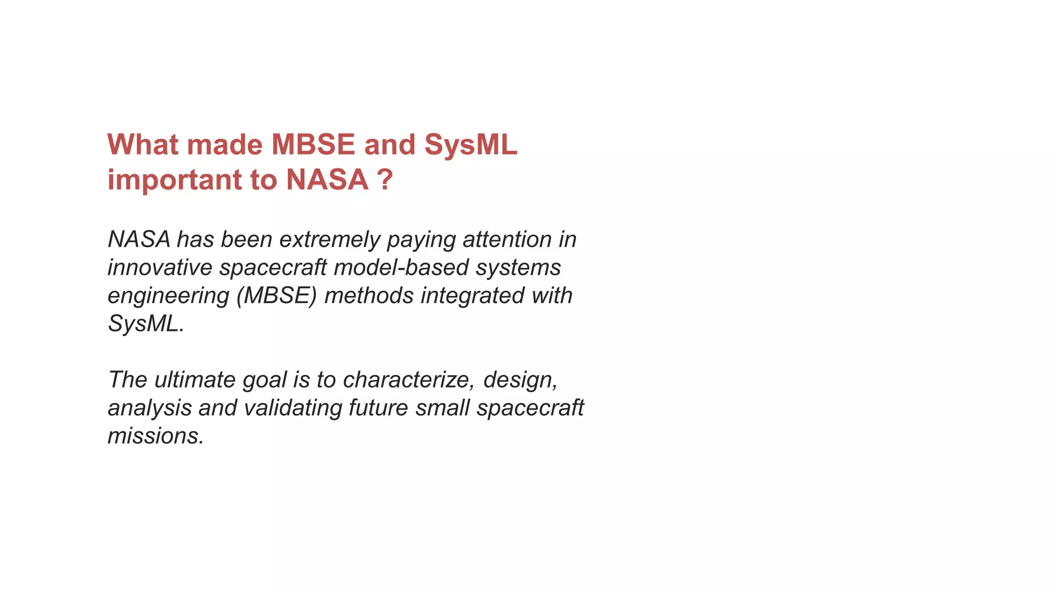 Spacecraft MBSE-SysML, Hands-On Training | PPTX