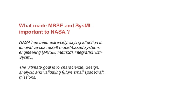 Spacecraft MBSE-SysML, Hands-On Training | PPTX | Technology Industry ...