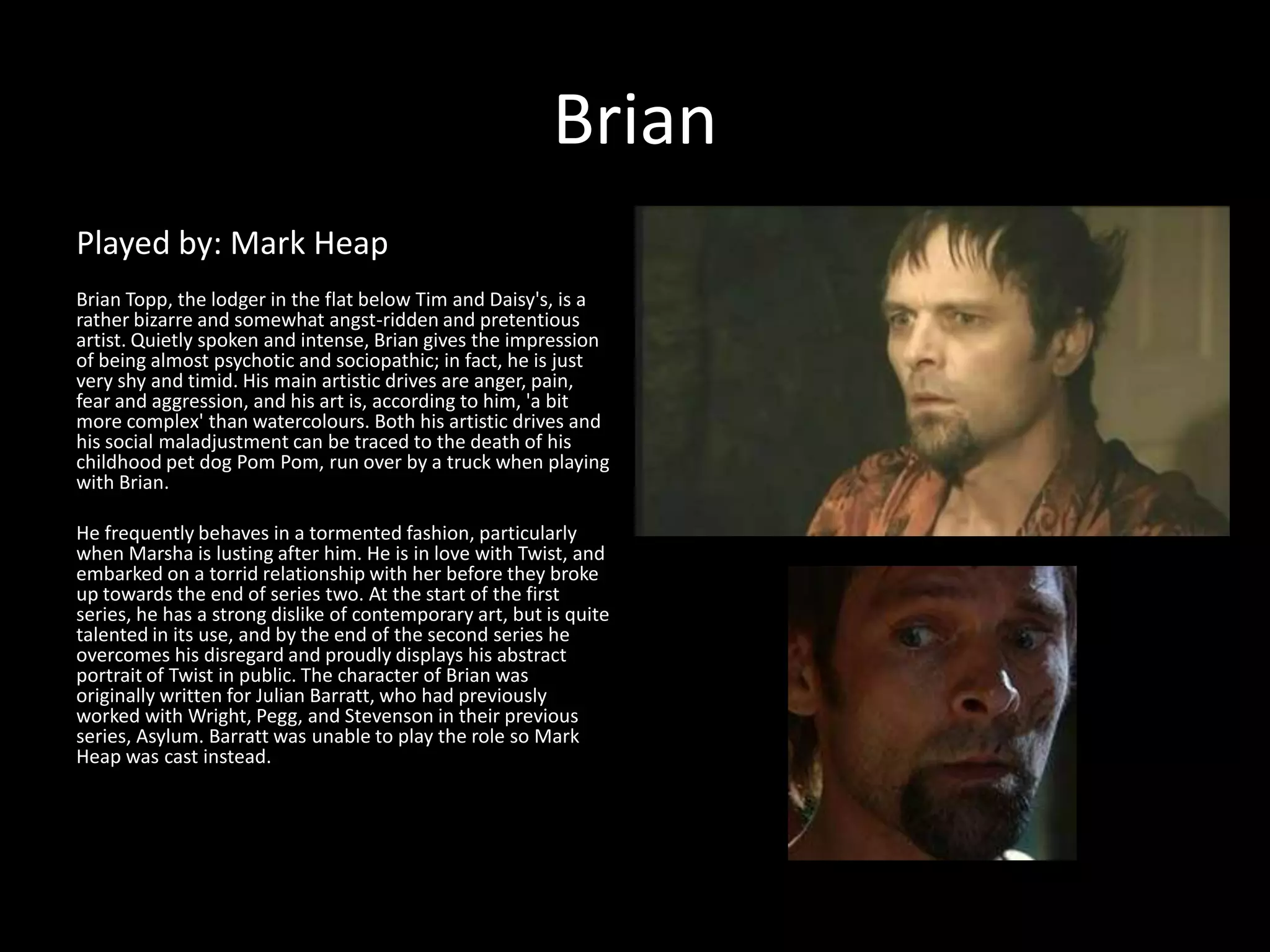 Spaced Character Profiles