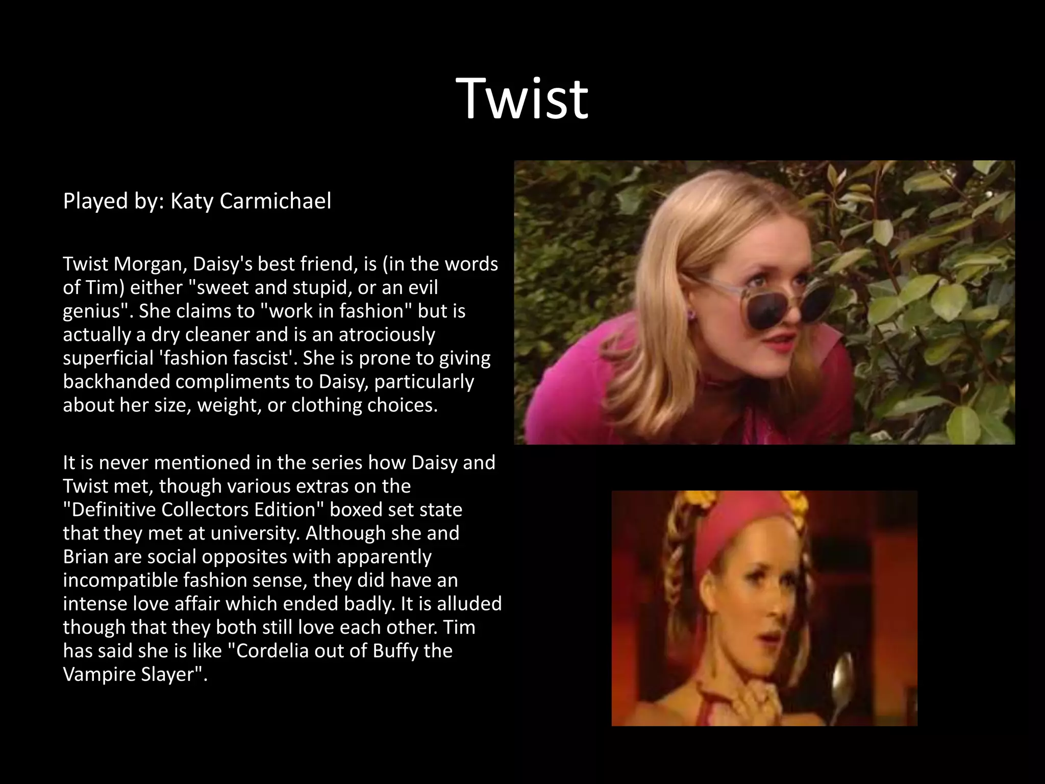 Spaced Character Profiles