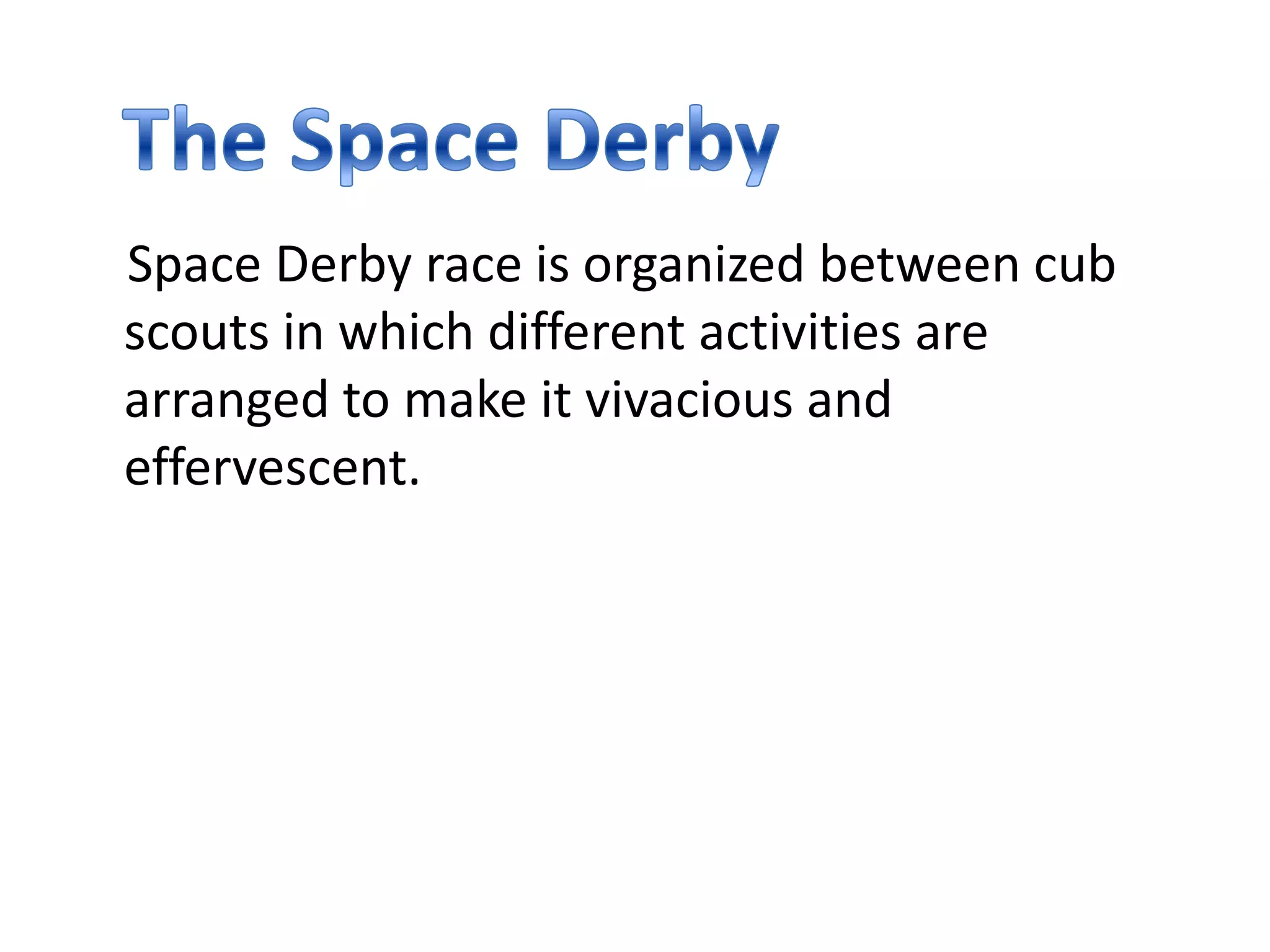 Space Derby Winder | PPTX