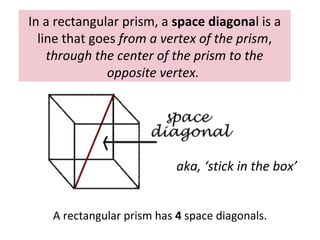 Space diagonal lesson | PPT