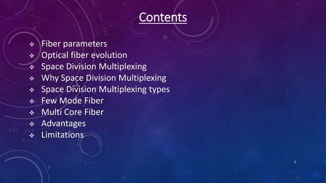 Space Division Multiplexing | PPTX | Computer Networking | Computing