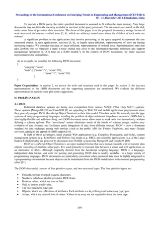 Space efficient structures for json documents | PDF