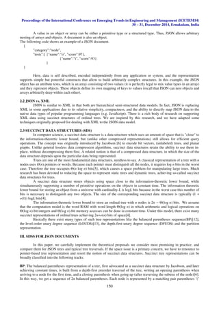 Space efficient structures for json documents | PDF