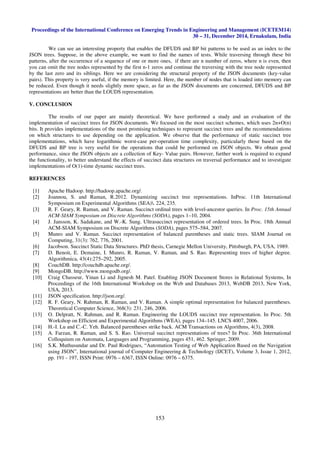 Space efficient structures for json documents | PDF