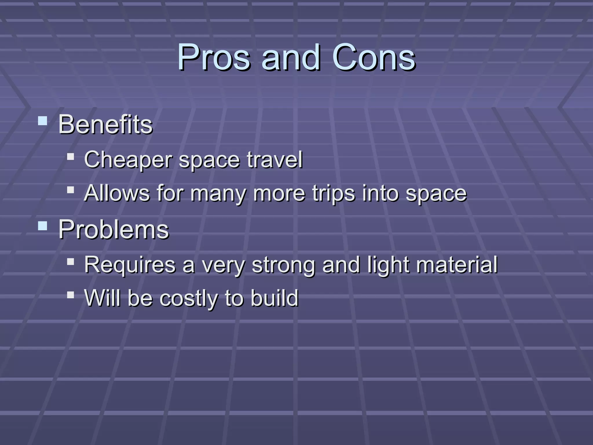 Space elevator- a stage for cheap space exploration and tourism | PPT ...