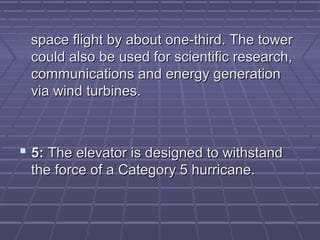 Space elevator- a stage for cheap space exploration and tourism | PPT ...